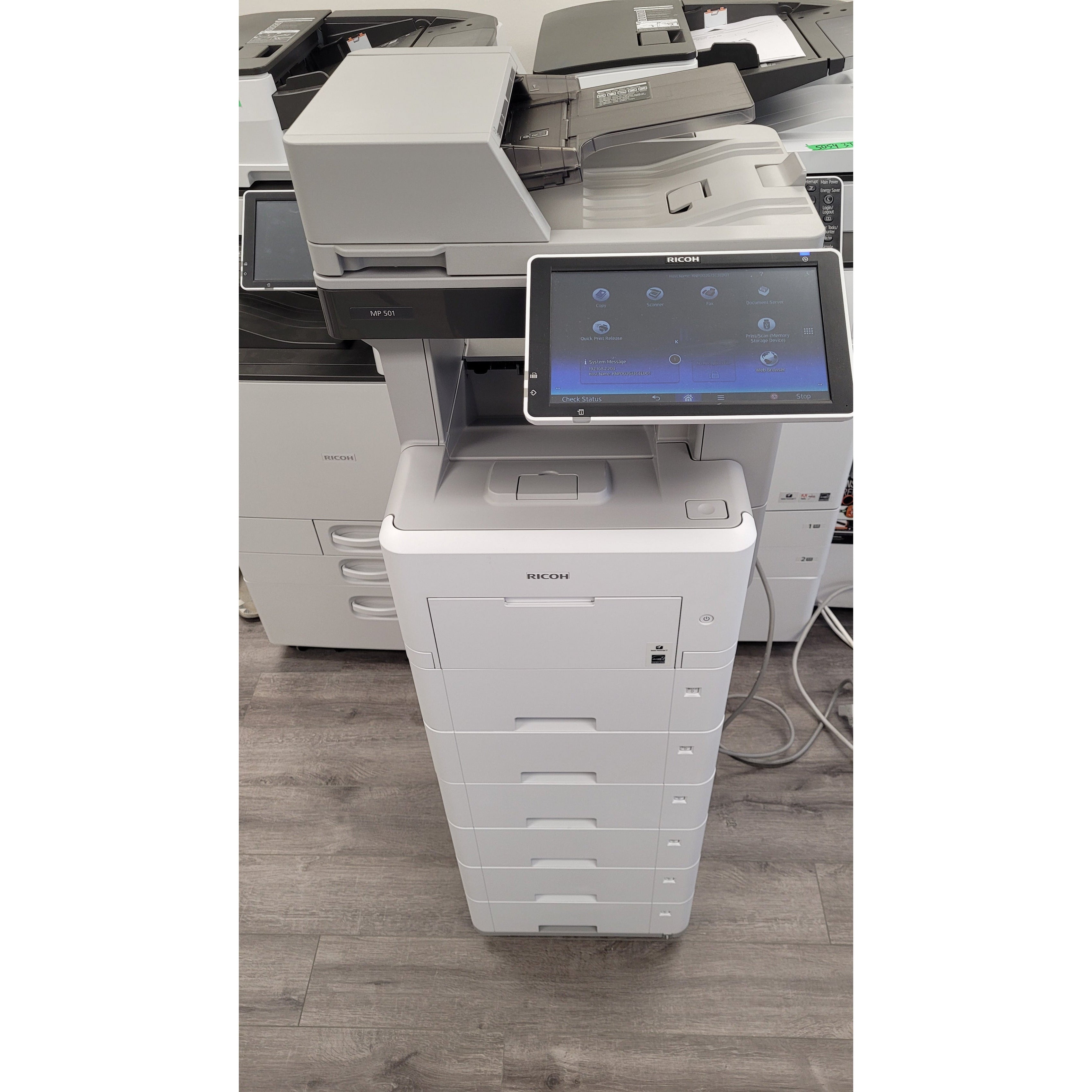 Repossessed MP 501SPF Like New Only 50K Meter Current Model Copier ...